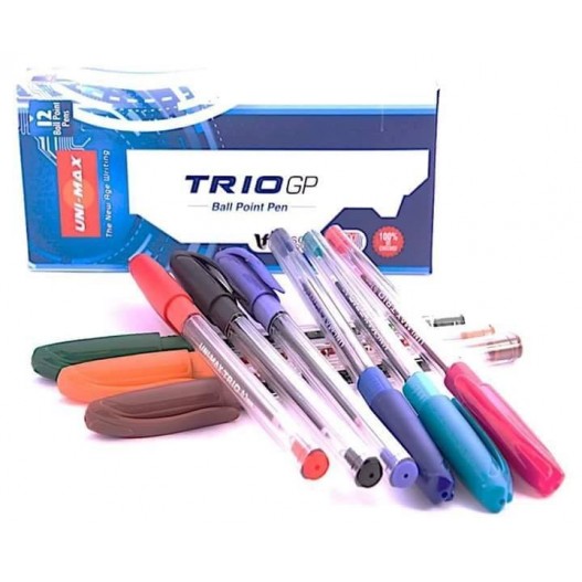 STYLO GEL TOPTEK RT BLEU 0.7MM - UNIMAX